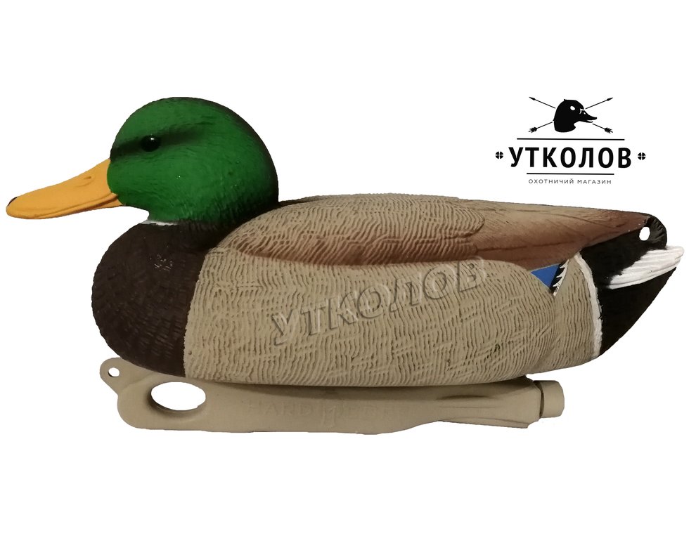 Чучело пластиковое утки "Кряква селезень Mallard duck" (Hard Core ...